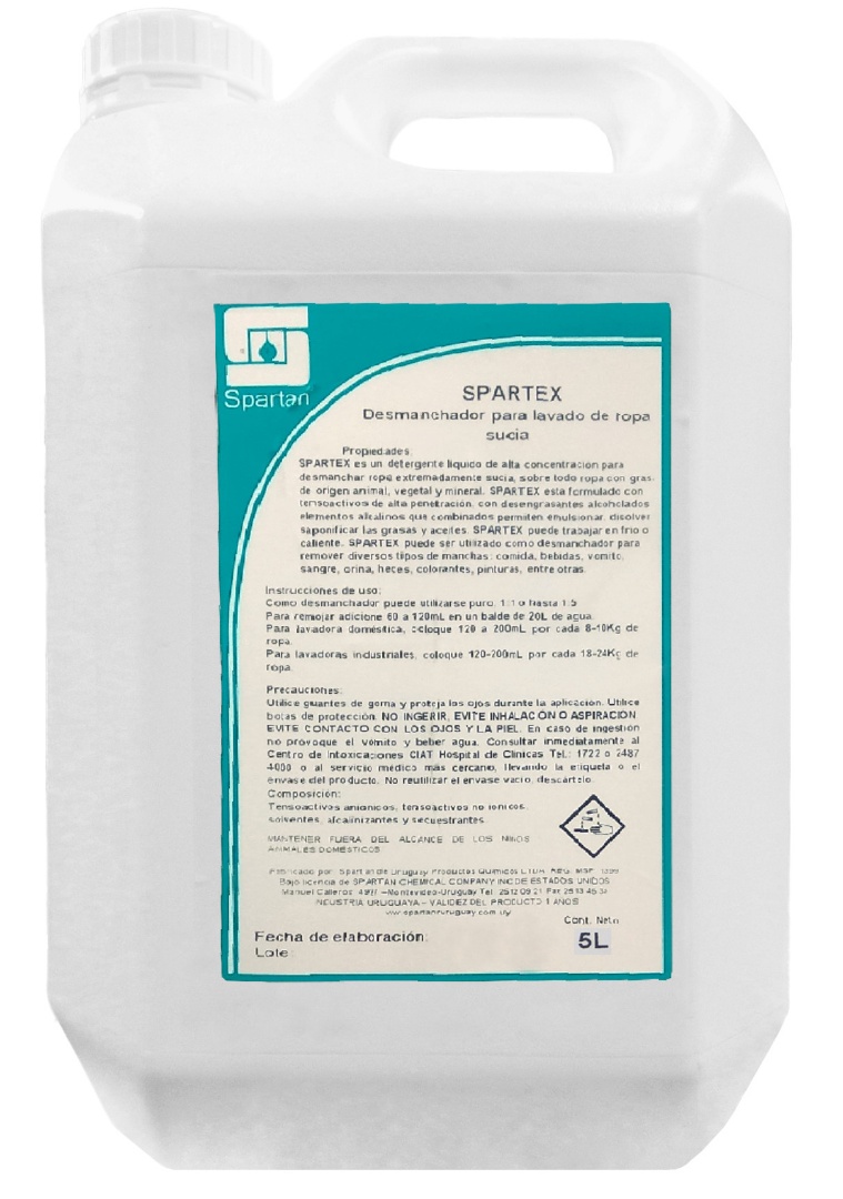 SPARTEX RF QUÍMICOS HIGIENE TEXTIL